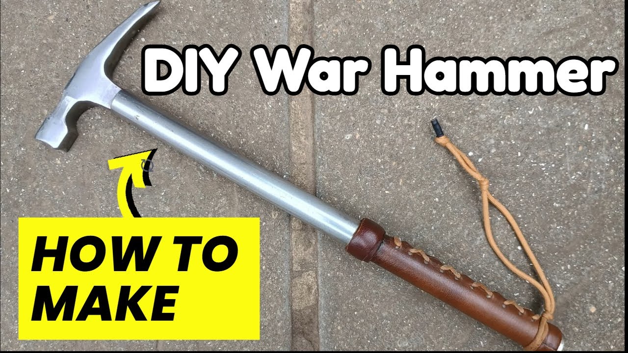 DIY Medieval Weapon Making - Warhammer Build! - YouTube