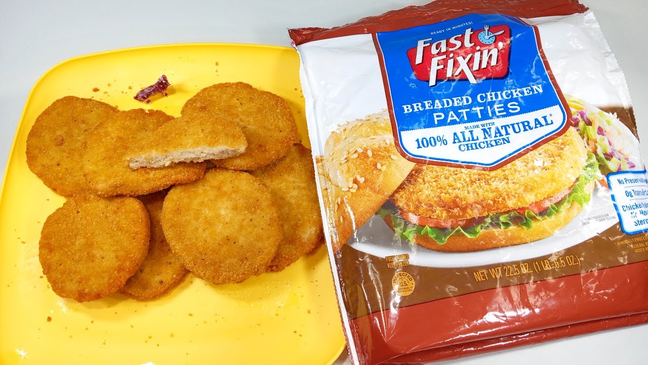 Unboxin Doxin - Fast Fixin' Breaded Chicken Patties - YouTube
