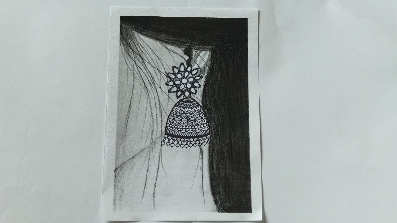 Jhumka Drawing || What Jhumka drawing - YouTube