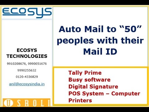 Auto mail || Mail Merge in excel || MS Excel || MS Word || MS Outlook ...