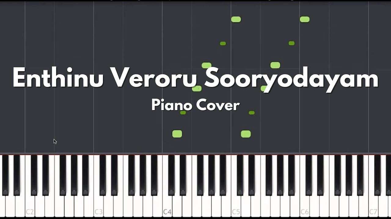 Enthinu Veroru Sooryodayam - Piano Tutorial by Rejo Abraham Mathew ...