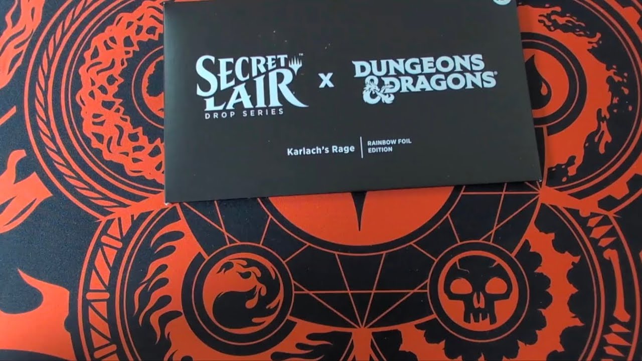 MTG Magic the Gathering TCG Secret Lair x Dungeons & Dragons Karlach's ...