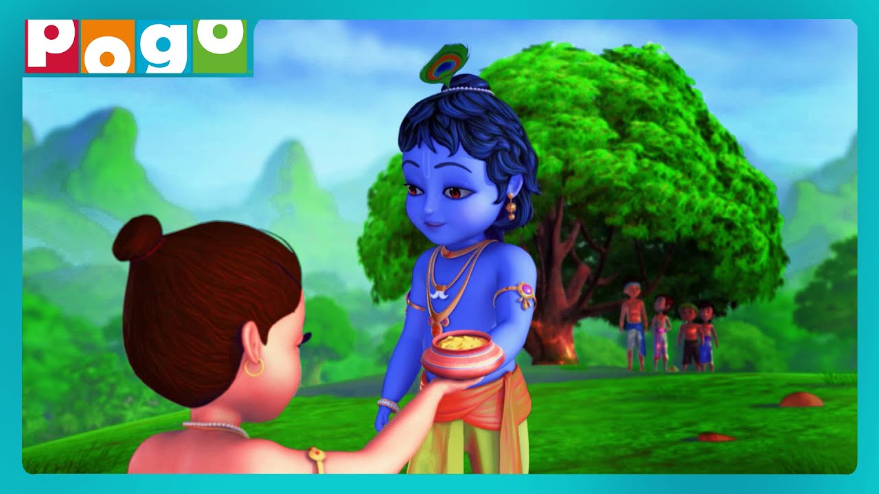 Little Krishna 🪈| The Heart of Vrindavan! 😍| Best Cartoon 🥳| Kids ...