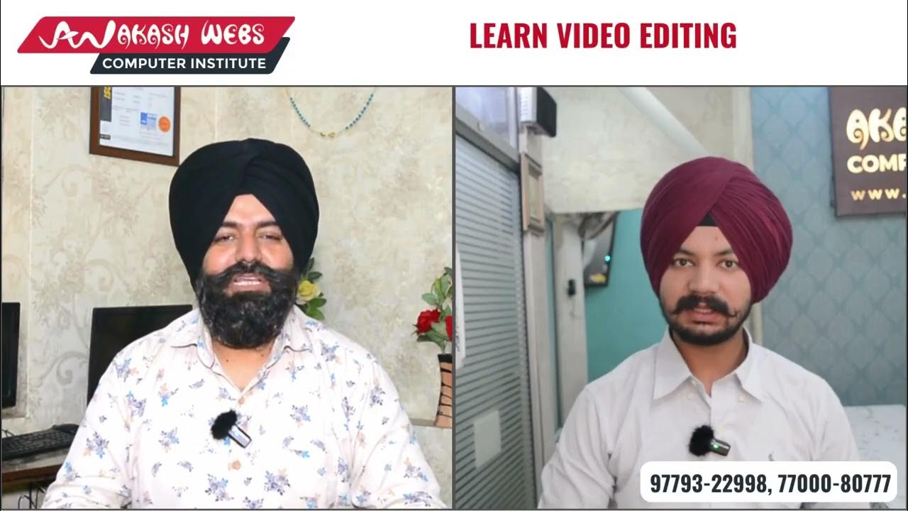 Learn Video Editing | Akash Webs Computer Institute | Ludhiana Best Computer Training Institute ...