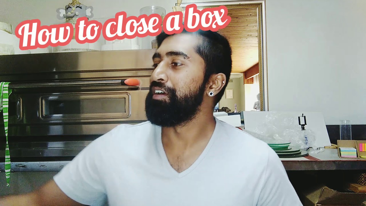 How to close a box - YouTube