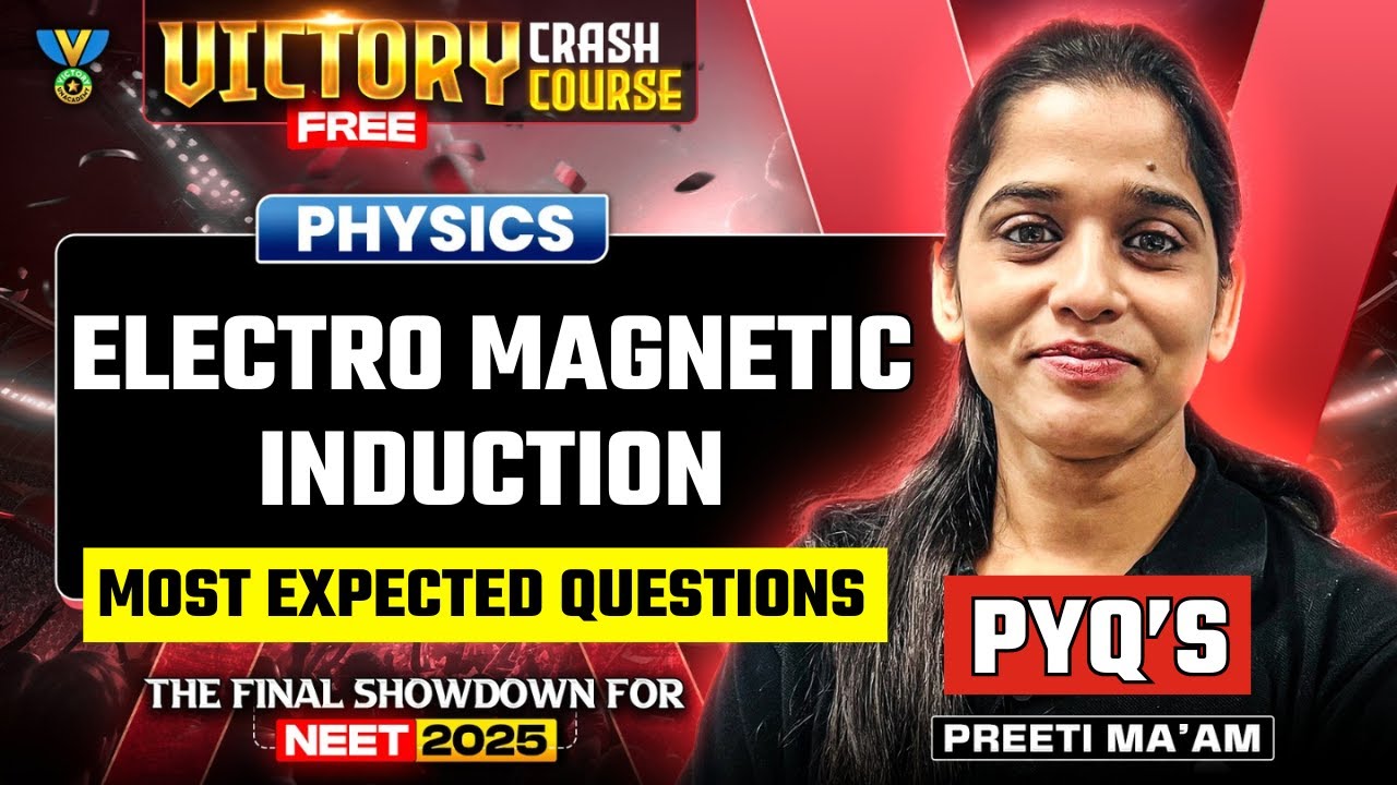 Electromagnetic Induction | Most Expected Questions | PYQ's | NEET 2025 ...
