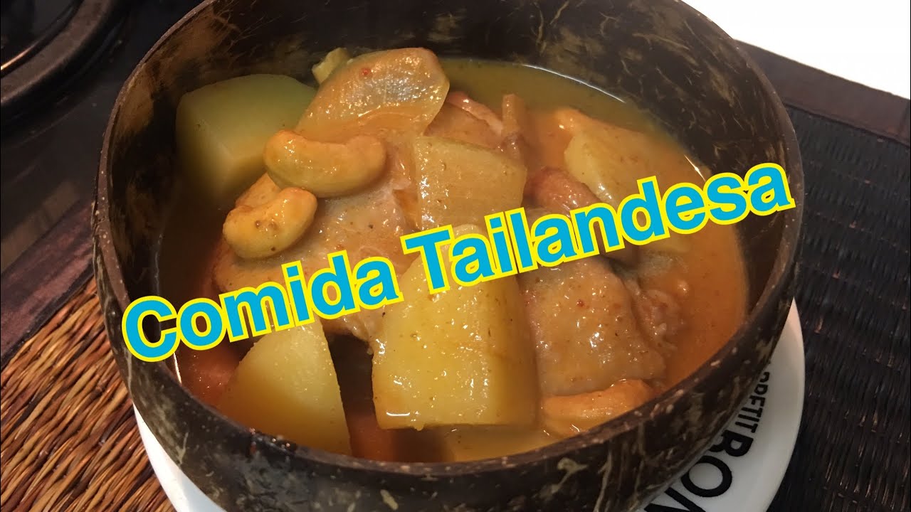 EP: 12 Curry Massaman com frango (keang massaman kai)Culinária ...
