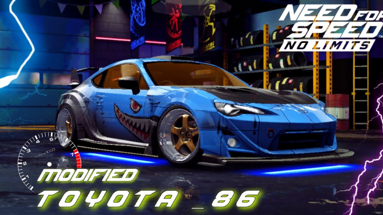Need For Speed Nolimits_Modified Toyota 86 Blue Metalic - YouTube
