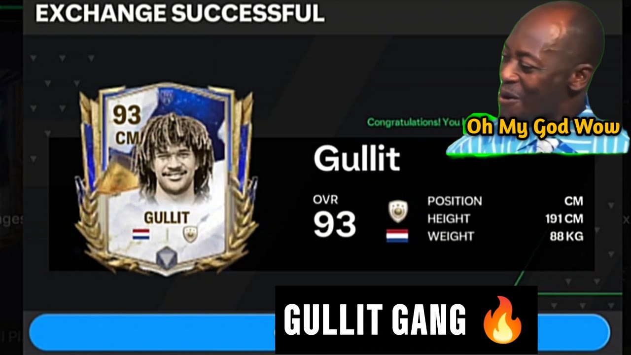 YOU MUST GET THIS TOTY GULLIT ICON CARD ! - YouTube