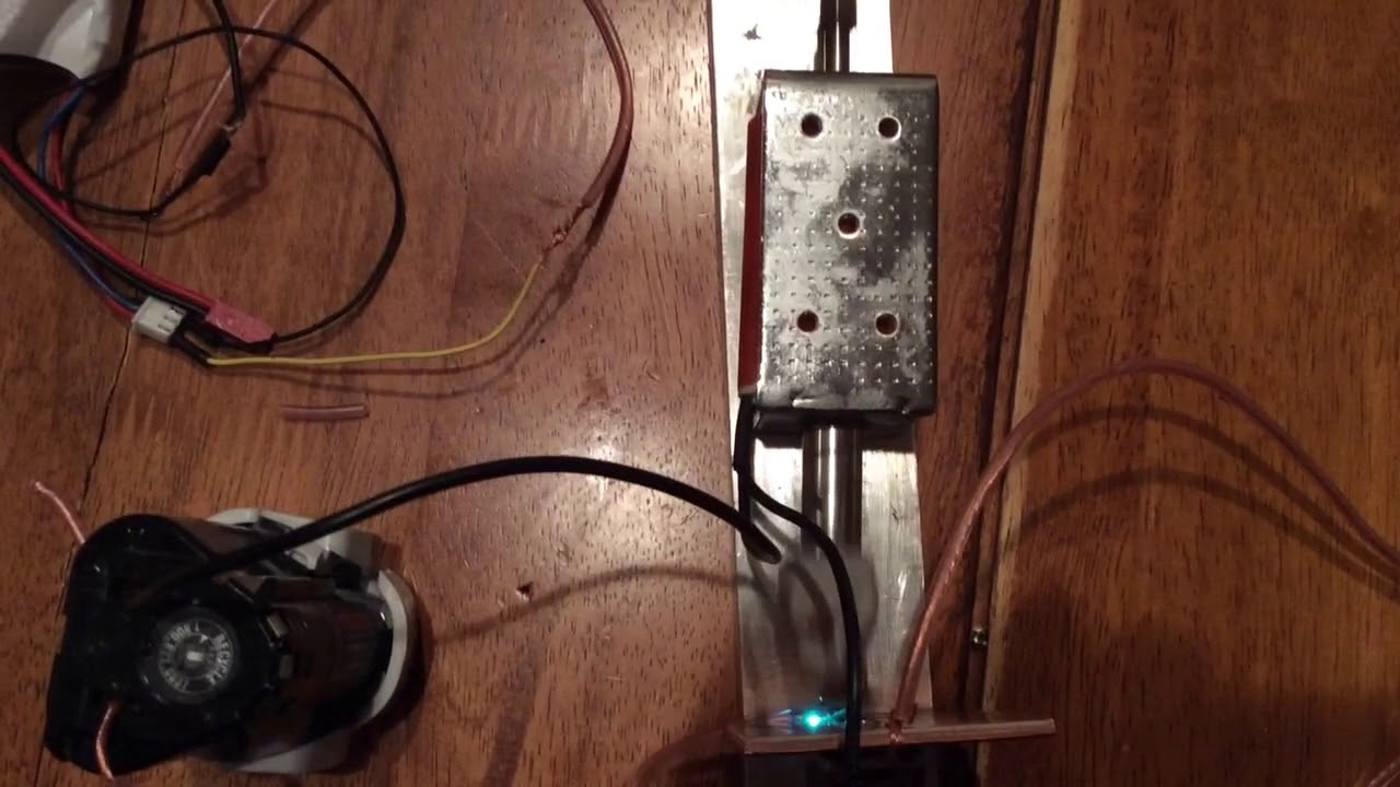 Simple light gun full auto recoil circuit idea test - YouTube