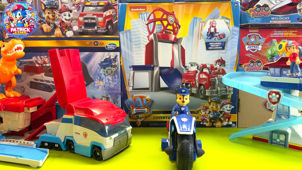 Paw Patrol Toy Collection Unboxing Review | Aqua Pups | Mighty Movie ...