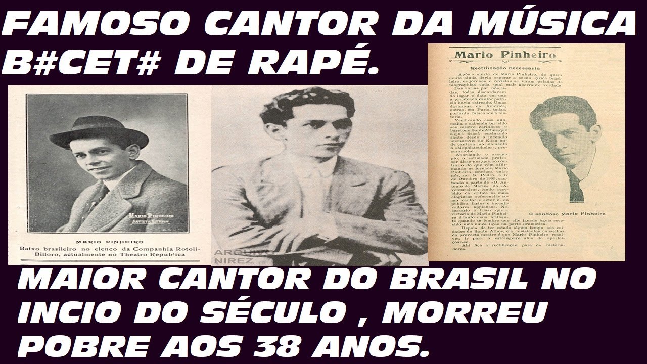 ESSA MÚSICA TOCAVA NO BRASIL , B#CETA DA VOVÓ. MARIO PINHEIRO MORREU ...
