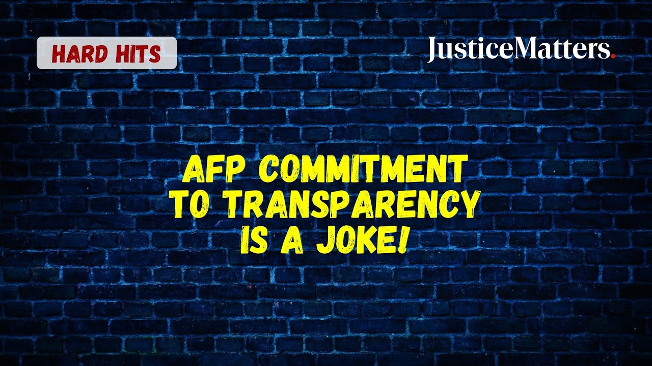 AFP commitment to transparency is a joke! - YouTube
