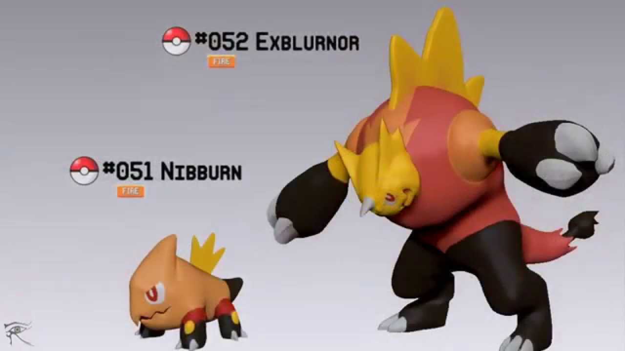 Pokemon Speed Sculpt Fakemon - Exblurnor Montage - YouTube