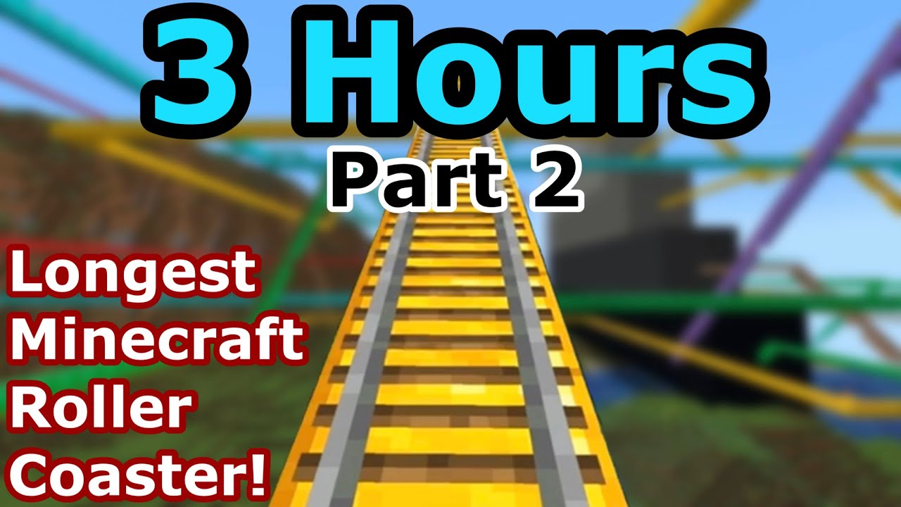 Minecraft Java - One of the LONGEST Minecart rides ever built! Part 2/3 ...