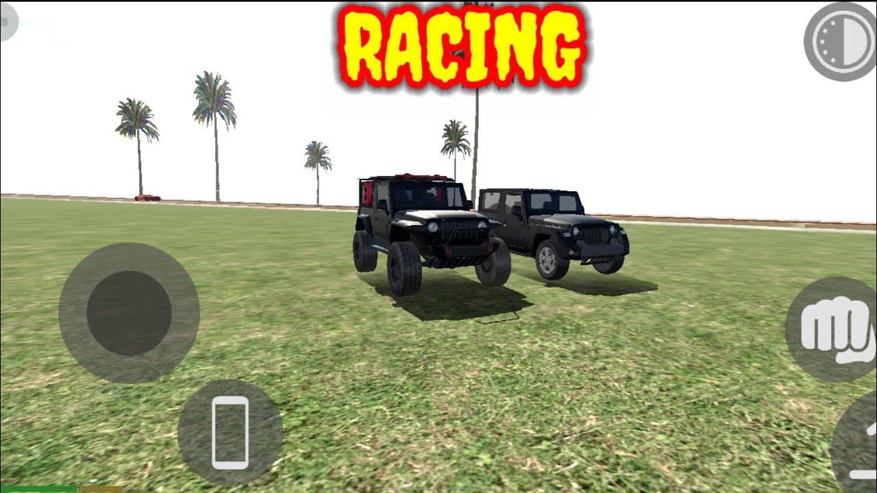 Thar V/S Modified Thar Racing In Indian Bike Driving 3D // Modified ...