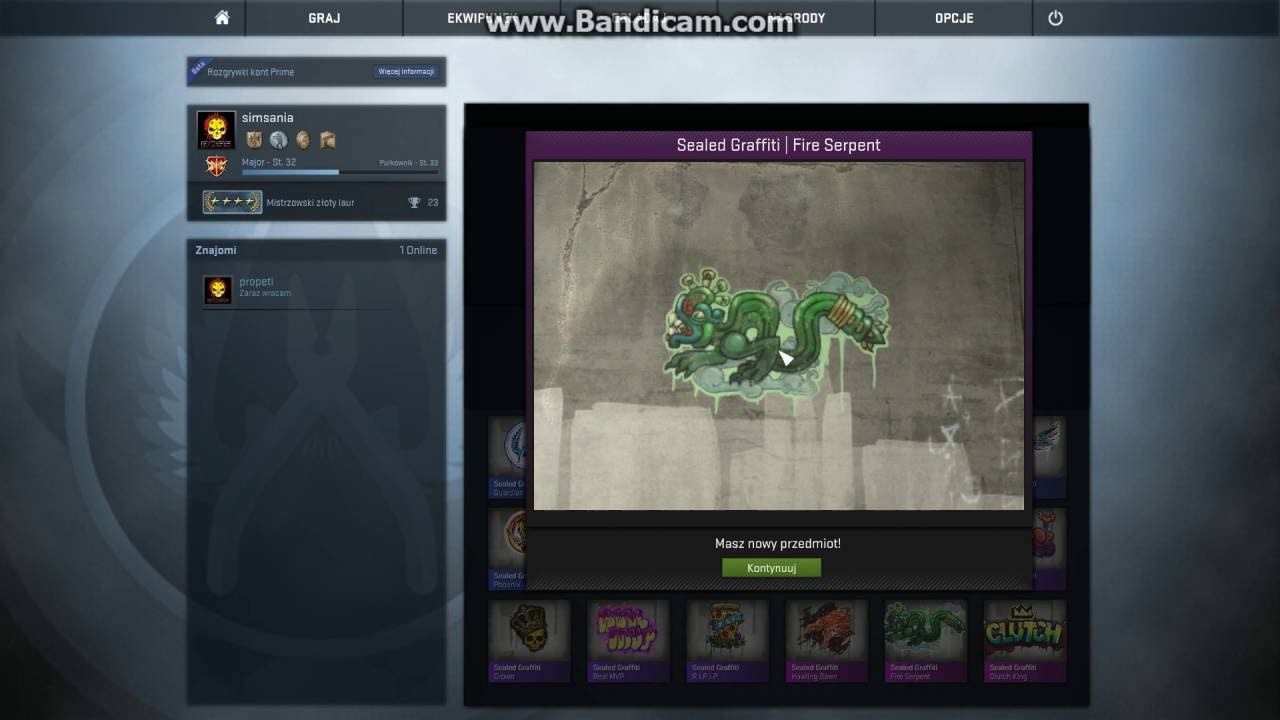 Counter Strike Global Offensive CS:GO case opening CS:GO Graffiti Box ...