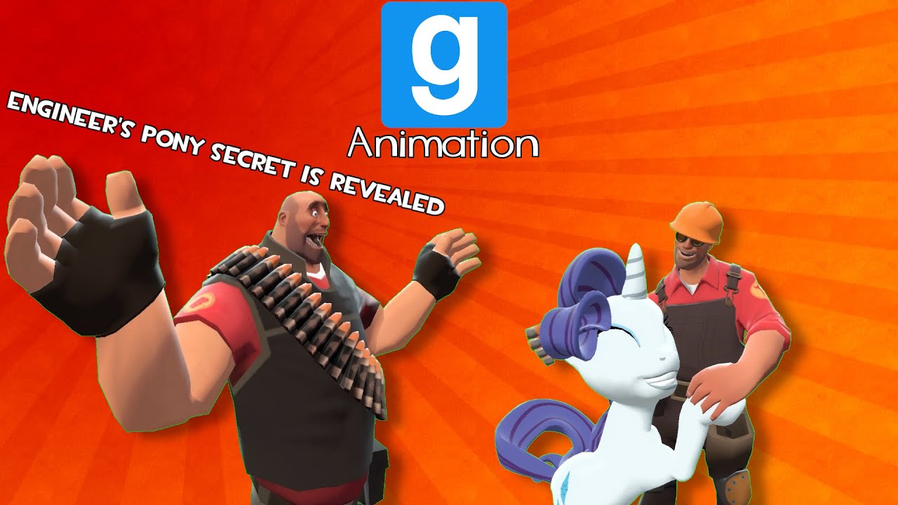 Gmod animation - Engineer's Pony Secret is Revealed - YouTube