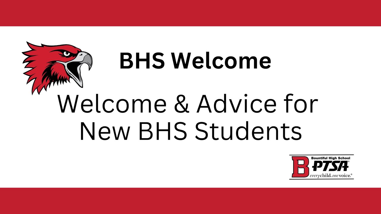 BHS Welcome & Advice - YouTube