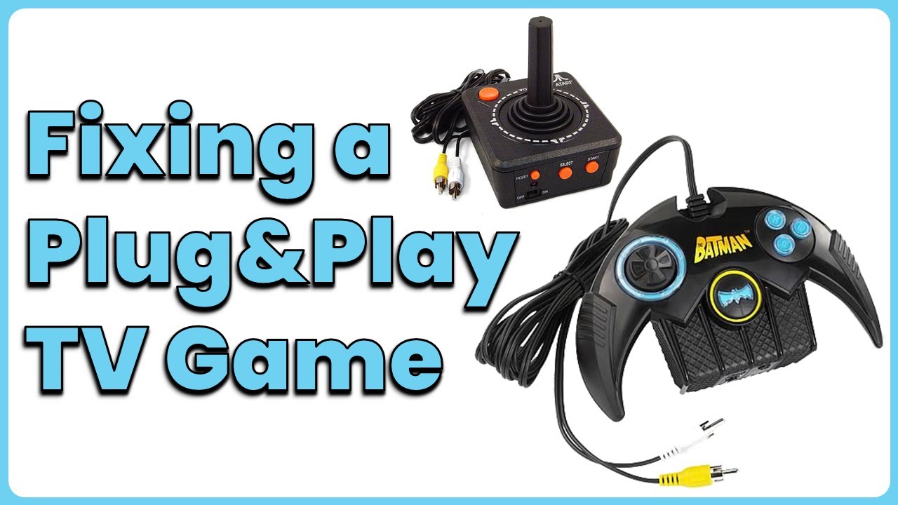 Fixing A Batman Plug & Play TV Game - YouTube