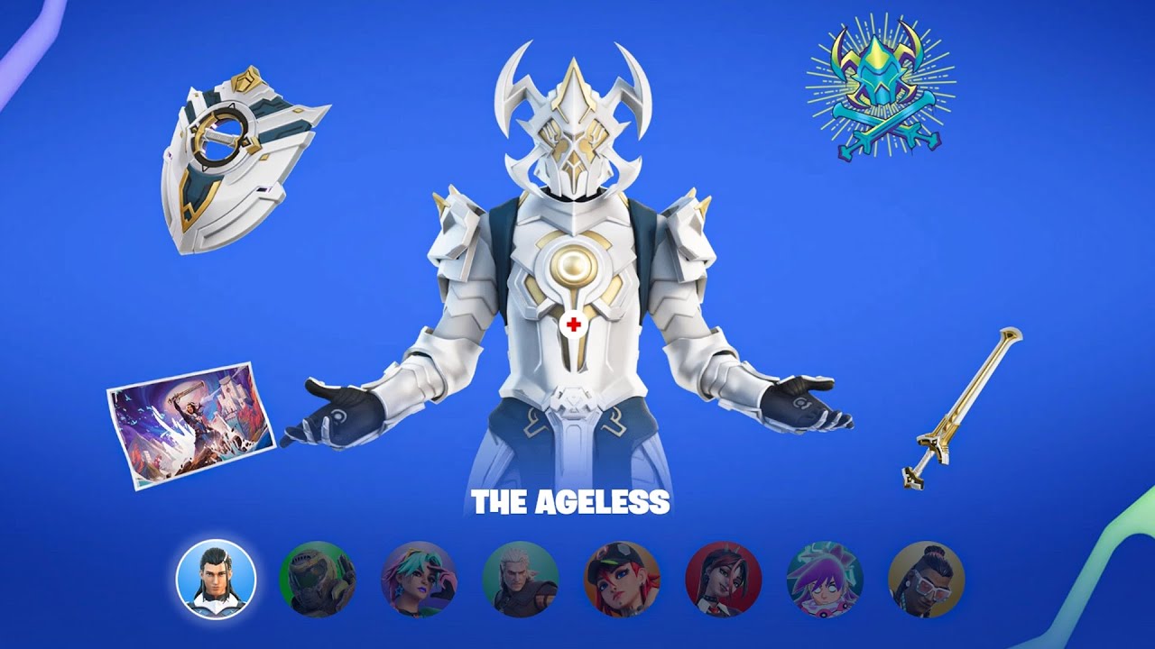 Fortnite All Chapter 4 Battle Pass Skins! (The Ageless(Geno), Doom ...
