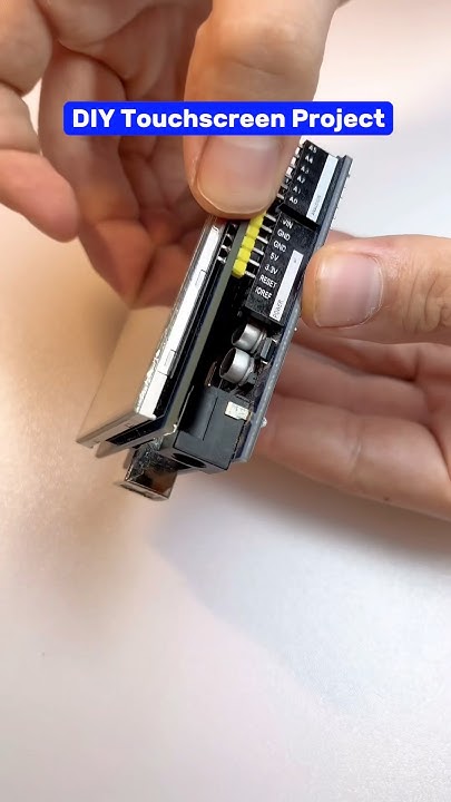 Building a DIY Gaming Touchscreen with Arduino UNO and Shield #electronics #gaming #engineering ...