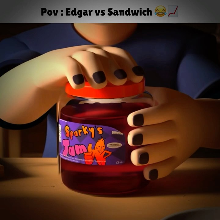 Edgar vs sandwich 🤣😭 - YouTube