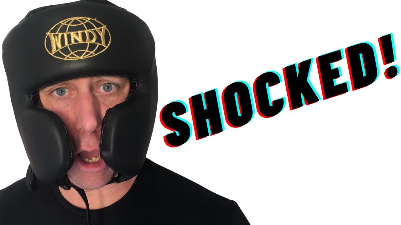 Windy Fight Gear Pro BOXING HEADGUARD REVIEW - YouTube