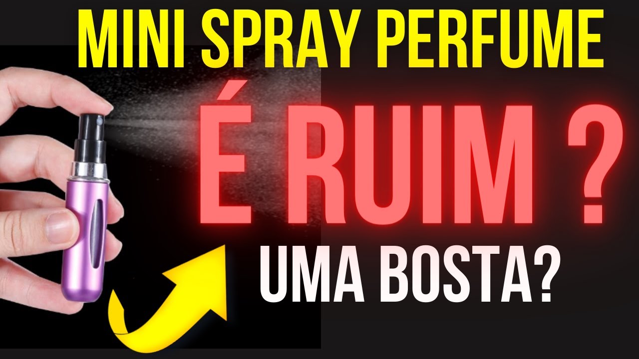 Mini Spray Recarregável de Perfume Portátil vale a pena? É bom? É ...