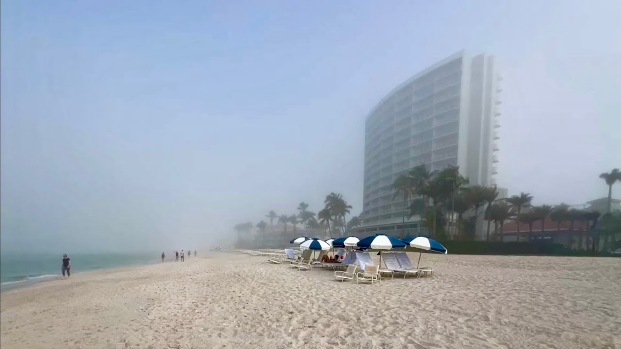 A Foggy Sunday Morning at the LaPlaya Beach Resort in North Naples ...