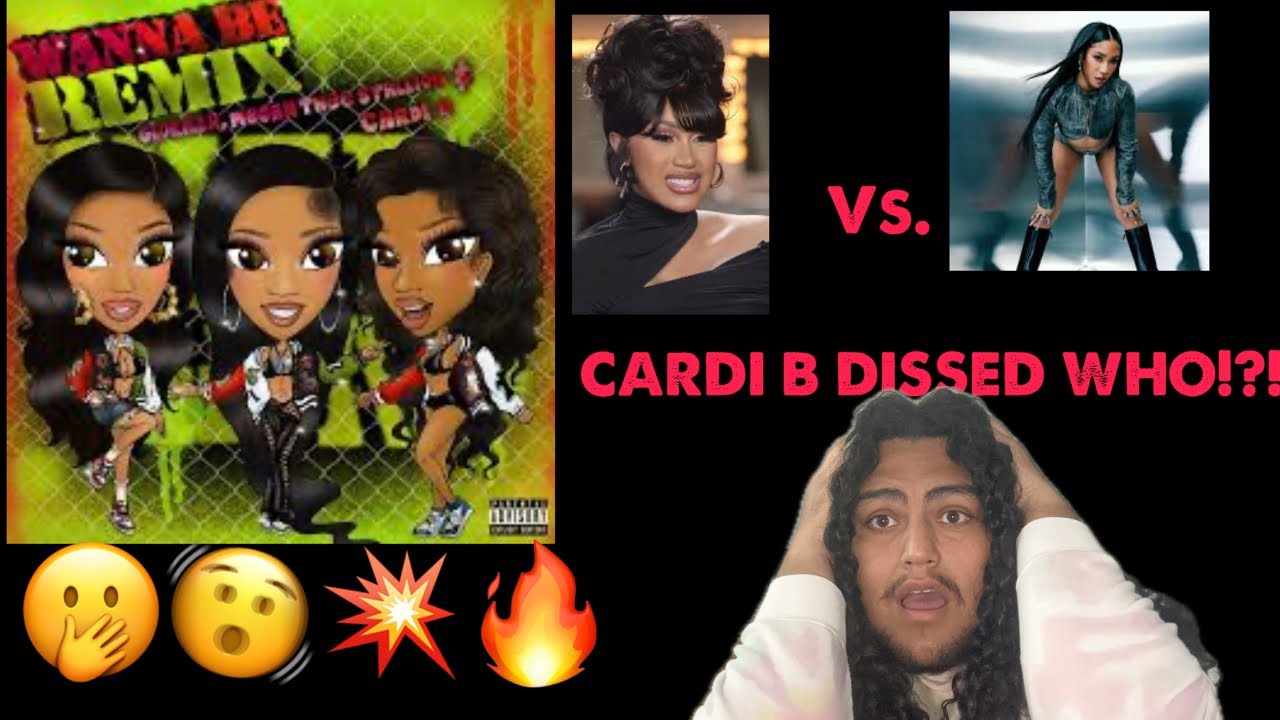 CARDI B DISSES BIA! | Glorilla, Megan Thee Stallion, Cardi B - Wanna Be ...