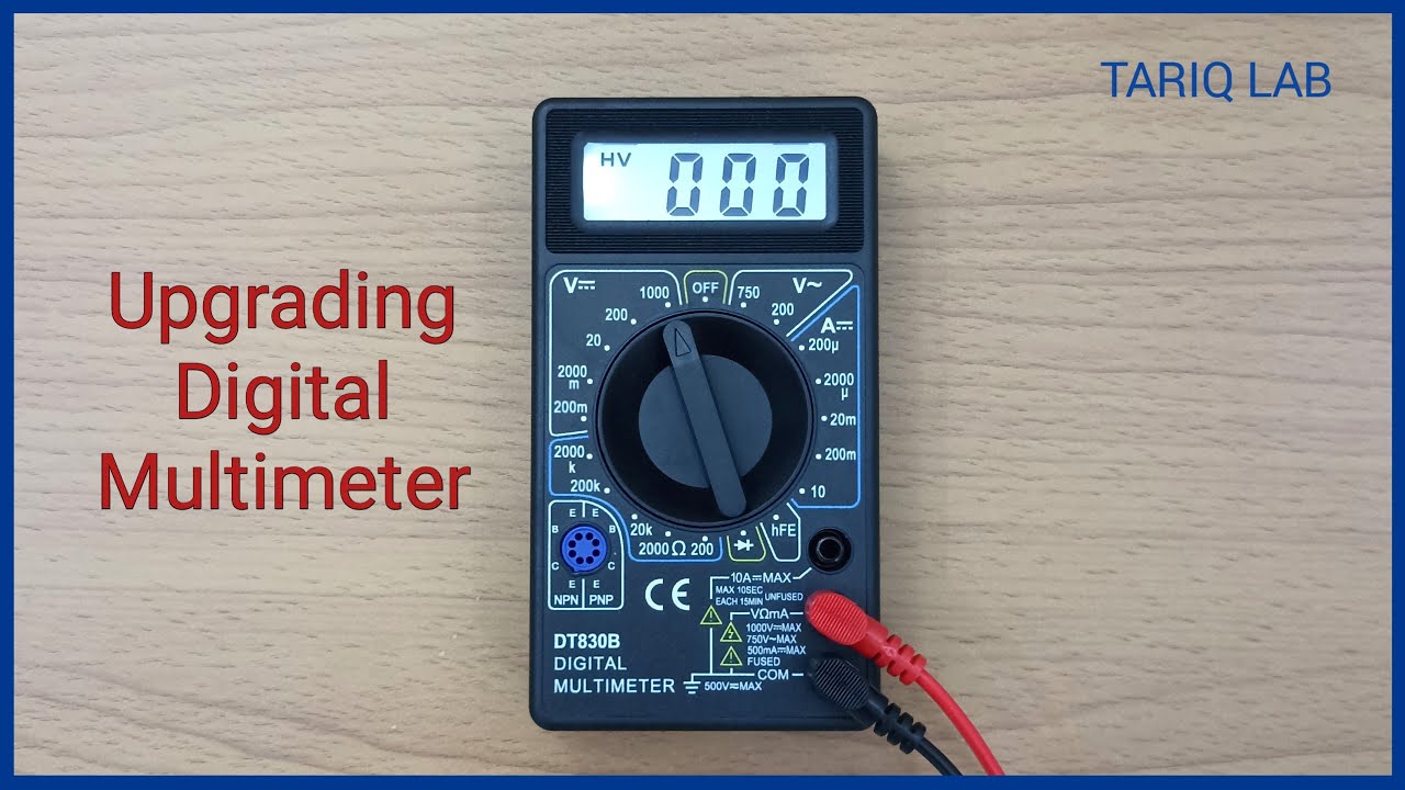 How To Upgrade Multimeter - YouTube