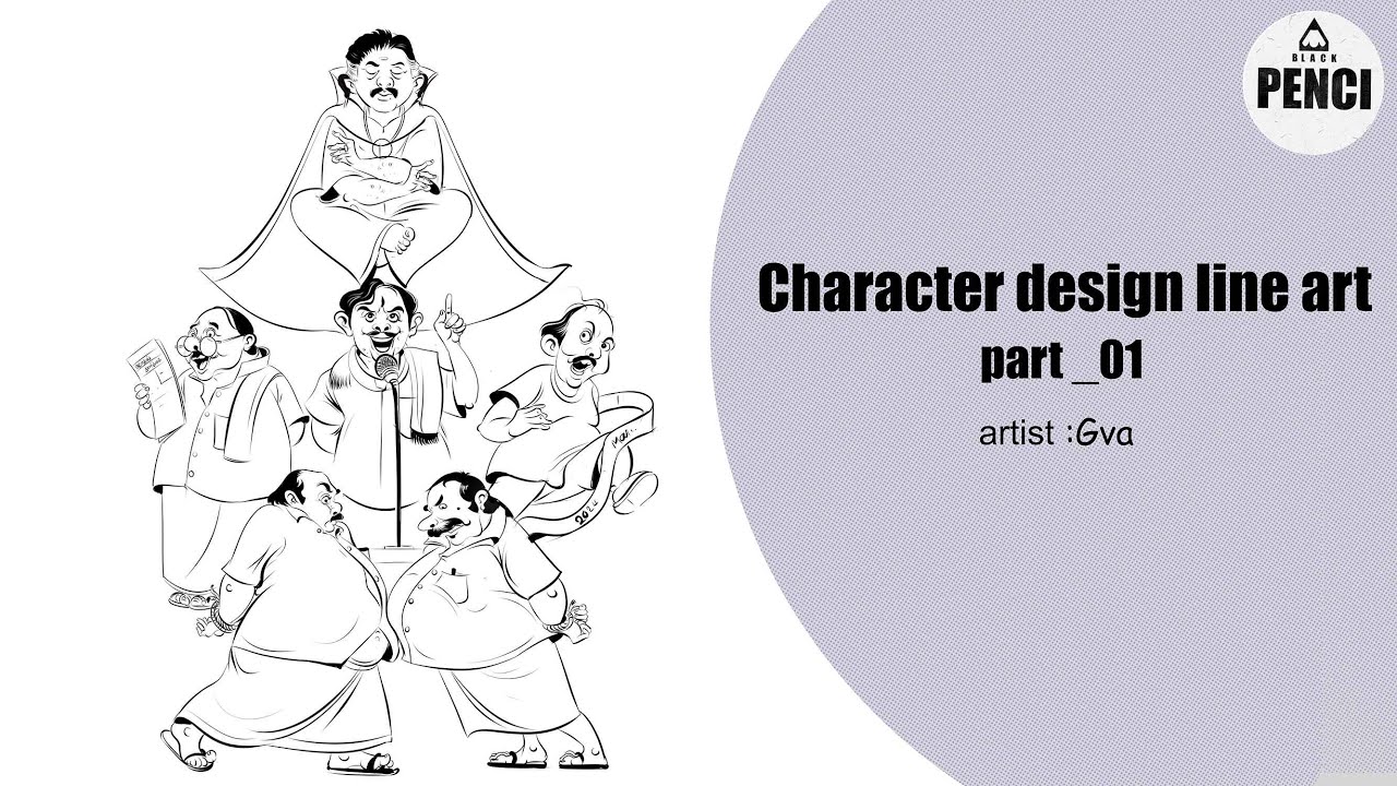 Character Design Secrets Everyone Should Know final line art /PART_01 ...