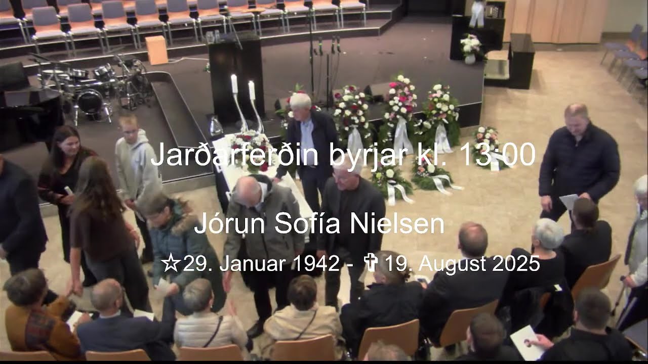 Jarðarfer Jórun Sofía Nielsen - YouTube