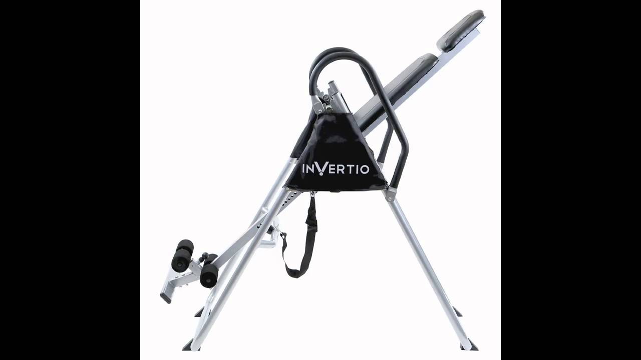 Invertio Premium Folding Inversion Table w/ Padded Backrest - YouTube