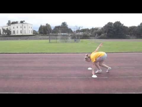 Slow motion of 3 point start - YouTube