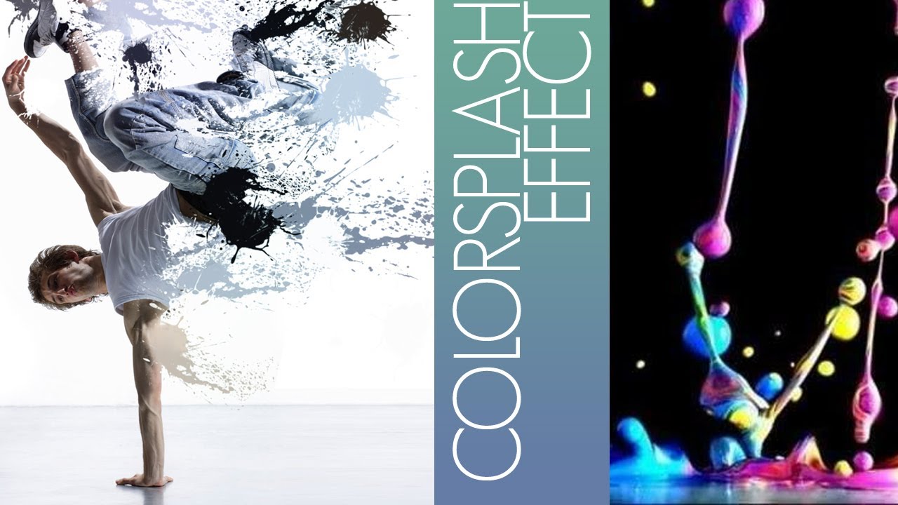 Color splash effect - Dispersione colorata (ITA-ENG) - #23 Photoshop ...