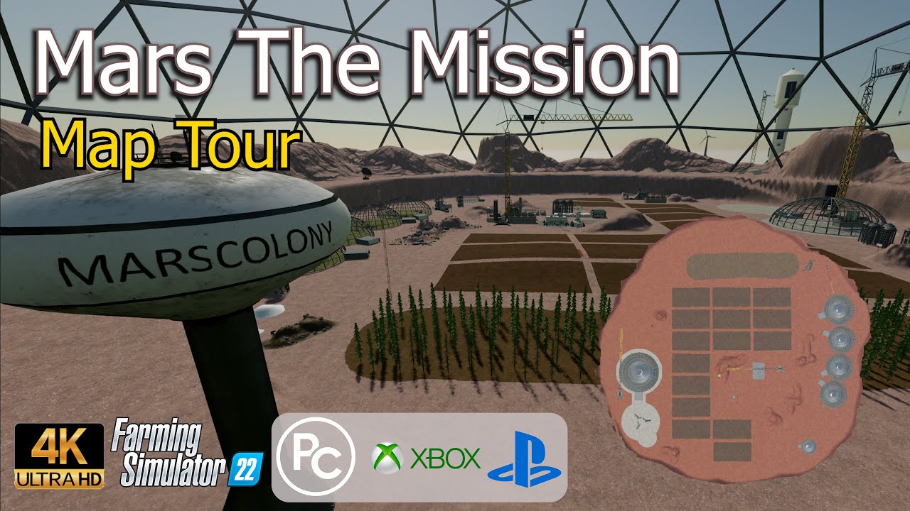 Mars The Mission | Map Tour | Farming Simulator 22 - YouTube