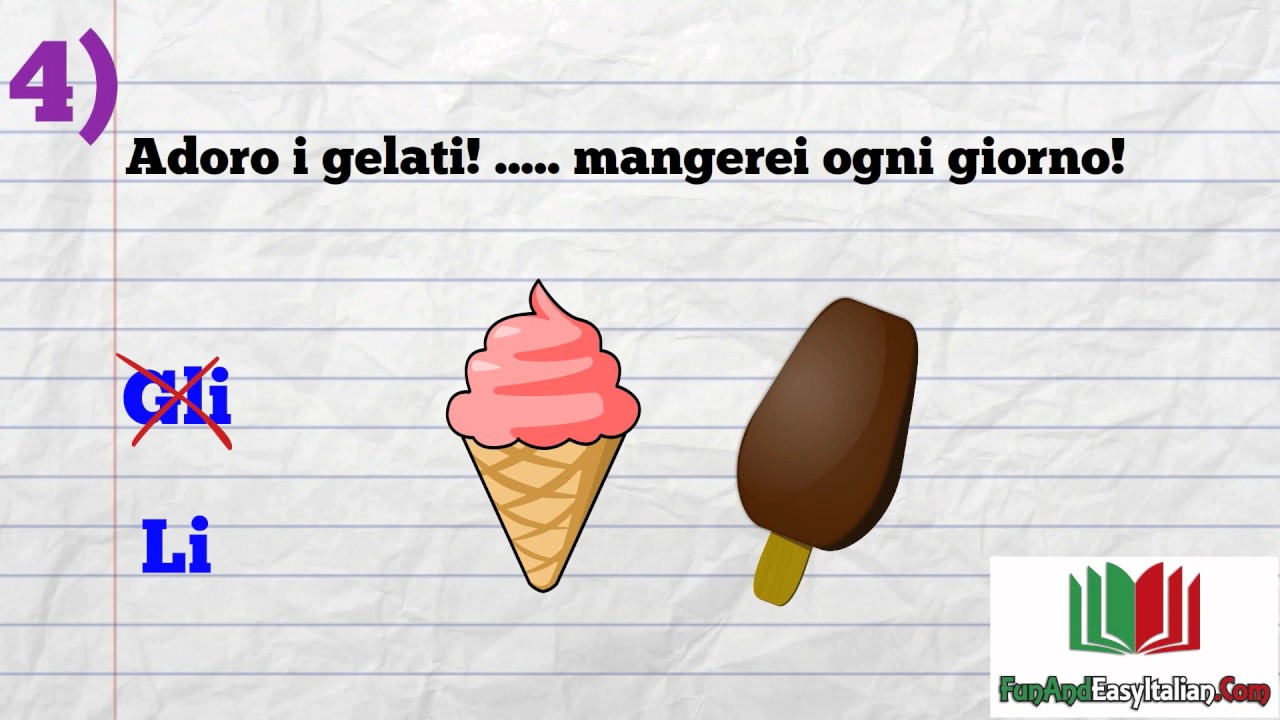 "GLI" o "LI"? (esercizio) - YouTube