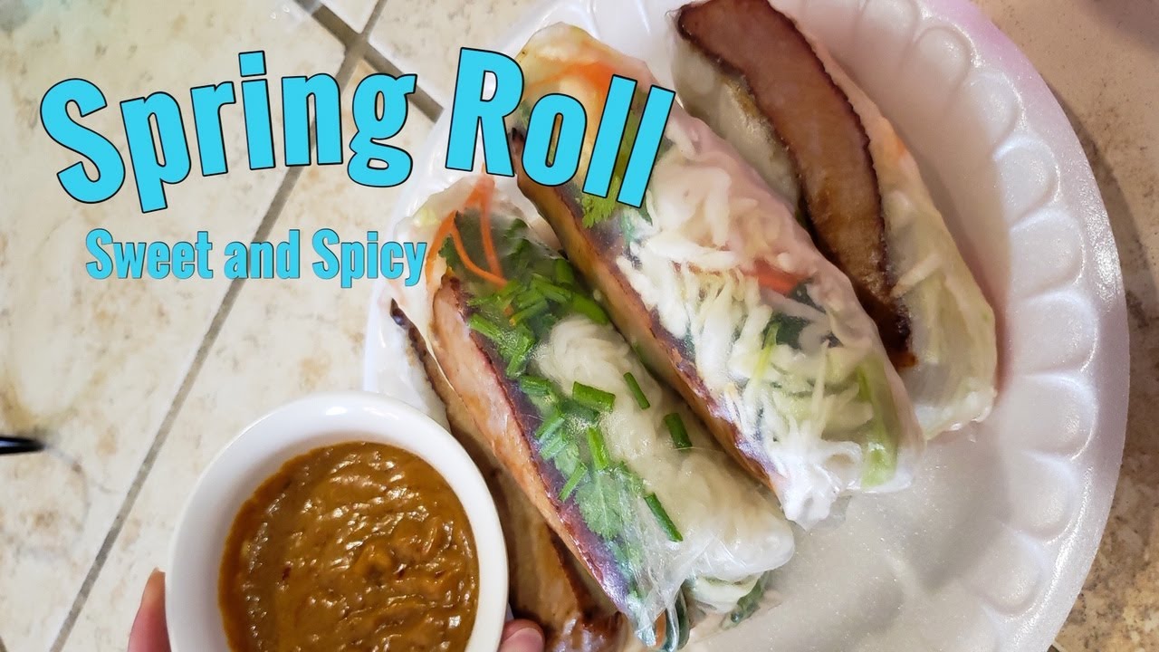 Fast Hmong Spring Roll Recipe step by step. - YouTube