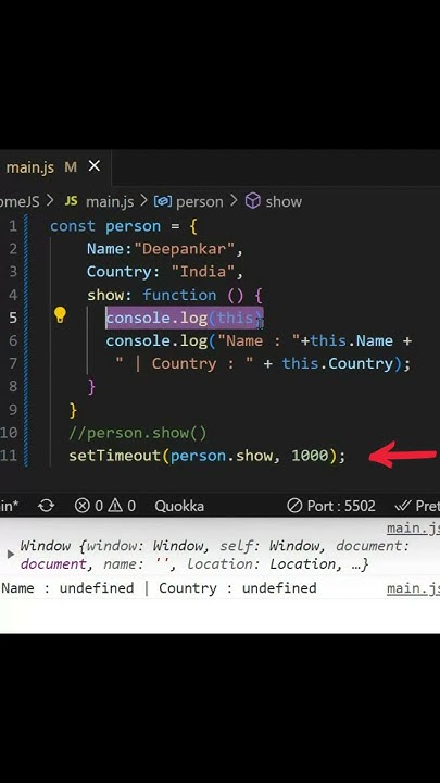 How To Retain This Keywords Context In Async Callbacks In Javascript Shorts Javascript Youtube