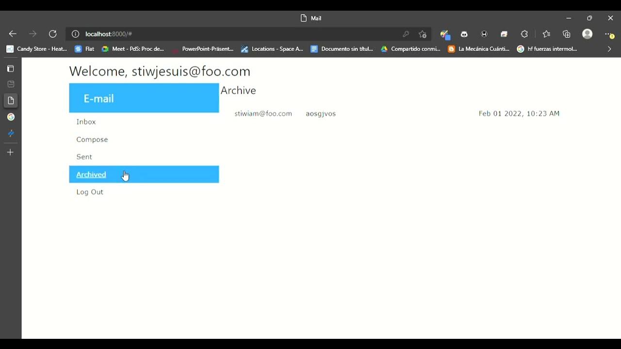 CS50's Web Programming With Python and Javascript - Project 3: Mail - YouTube