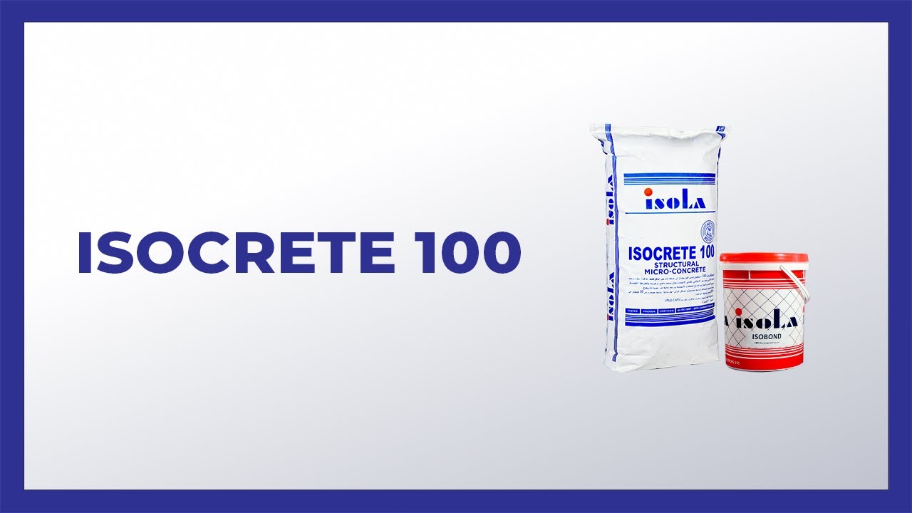 ISOLA - Micro-Concrete | Isocrete 100 | Application Guide - YouTube