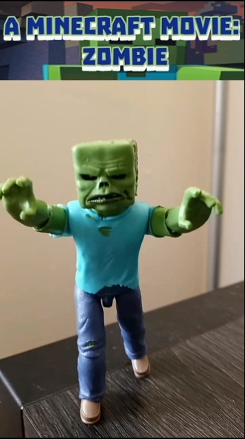 A Minecraft Movie: Zombie figure #minecraft #minecraftmovie # ...