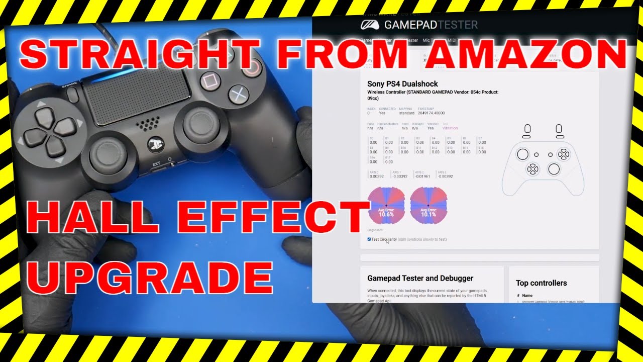 PS4 Controller Hall Effect Customer Upgrade - YouTube