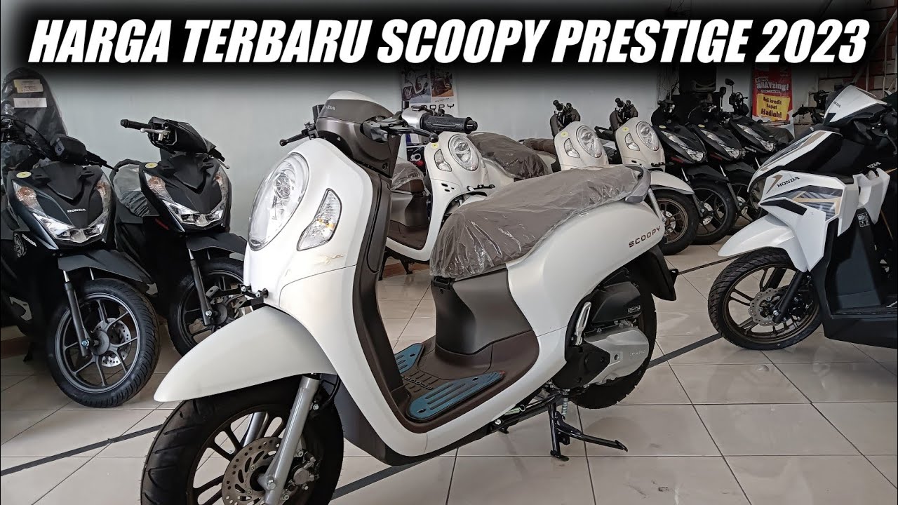HARGA TERBARU NEW SCOOPY 2023 PRESTIGE PUTIH - YouTube