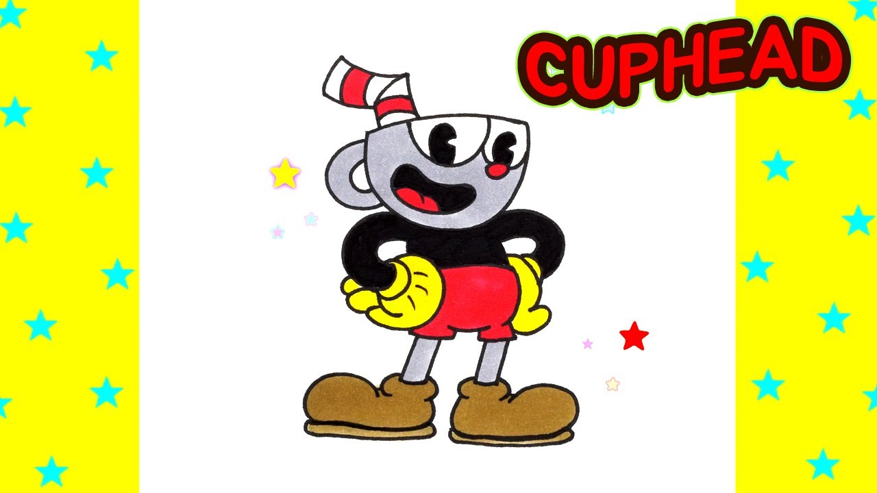 How to Draw Cuphead ★ 컵헤드 그리기 - YouTube