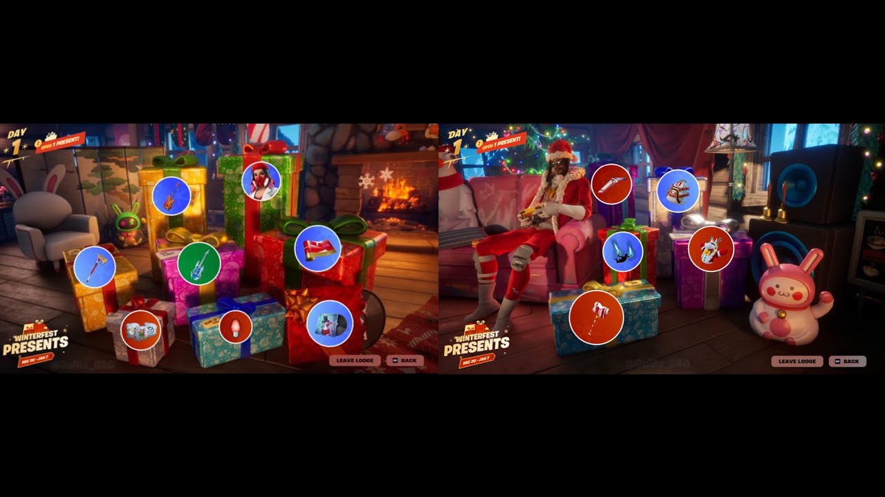 Fortnite | All Winterfest Cabin Rewards - YouTube