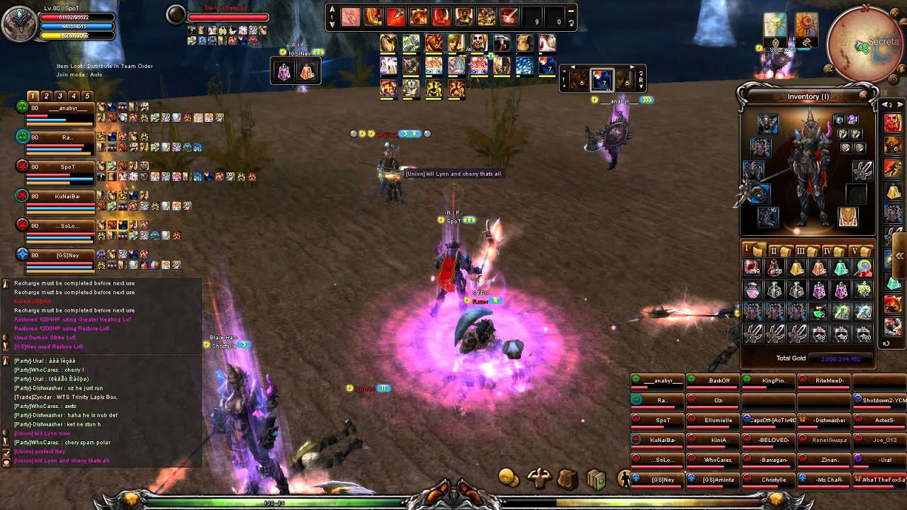 Shaiya Wicked PVP - Fun at Secreta - YouTube