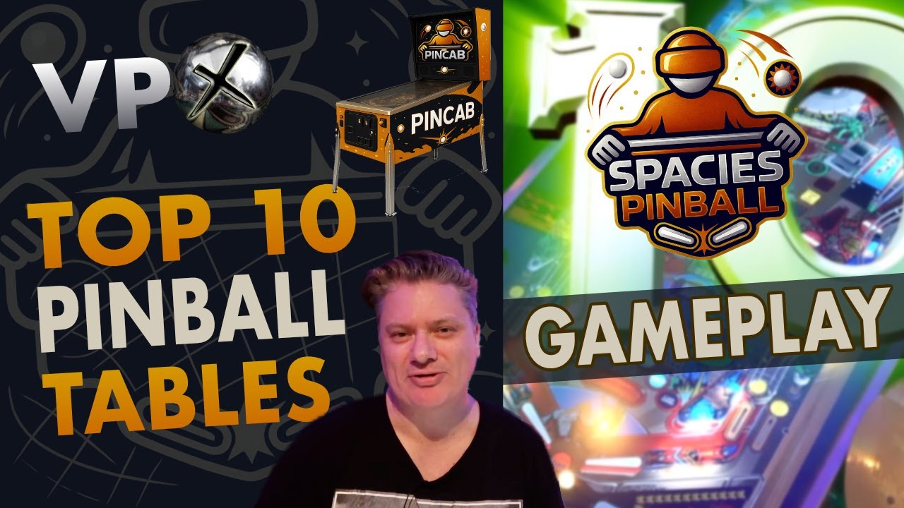 Top Ten Visual Pinball (VPX) Tables on Pincab #vpx #pinballfx - YouTube